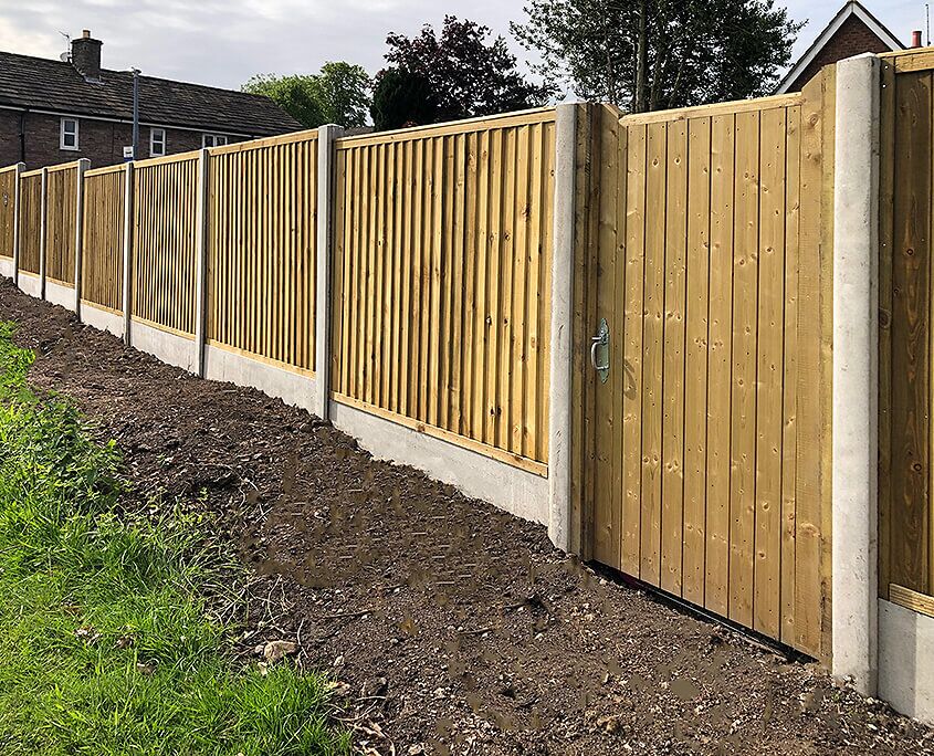 Concrete Fencing Cheshire | Post and Panel Fencing Experts